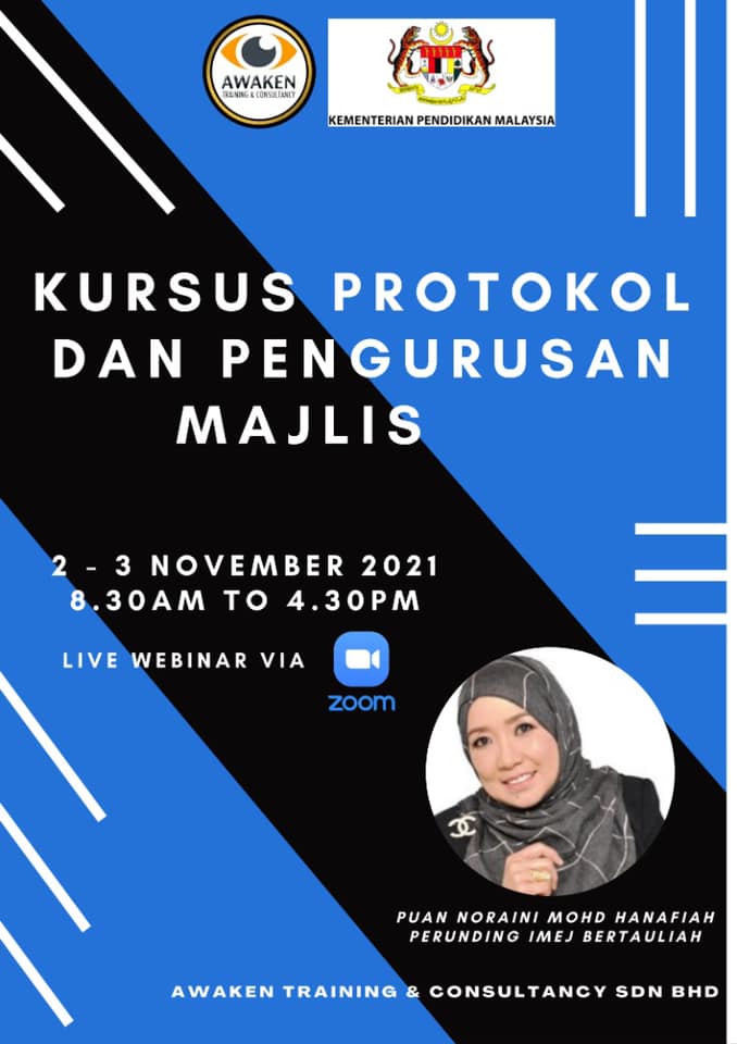 Protokol Dan Pengurusan Majlis Kementerian : Perunding Imej Malaysia